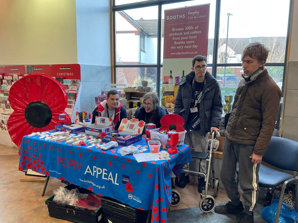Foundation Learners help to raise almost £5,000 for Poppy Appeal