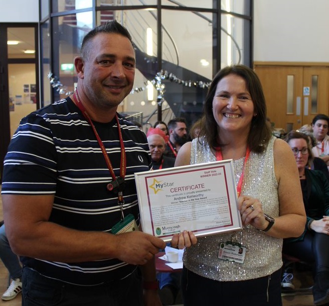 Staff recognised in Myerscough MyStar awards (1) | Myerscough College